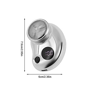 Mini Razor, Daily Shaving Razor, Electric Shaver, Portable Wet Dry Face Razor, Rechargeable Small Facial Shaver, Mens Grooming Kit, Mens Rotary Shavers, Women Epilator, Razor Kit for Men Home Travel