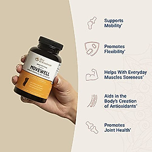 Glucosamine Chondroitin with MSM, Hyaluronic Acid, and More - MoveWell by LiveWell | Joint Health Supplement
