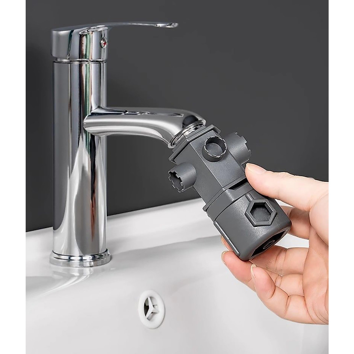 Faucet Aerator Removal Tool 16 in 1with Faucet Cache Aerators,Faucet Aerator Replacement for Sink,Aerator Key Removal Wrench, Water Saving Flow Restrictor Set for Bathroom or Kitchen