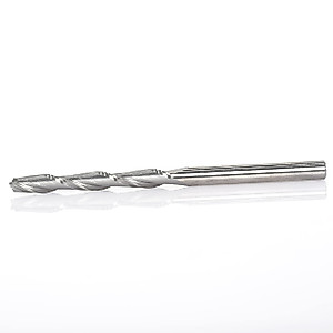 Sinoprotools Spiral Router Bits Up-Cut 1/4" Shank, 1/4" Dia, 2" Cutting Height, 4 Inch Extra Long CNC Router Bit, Solid Carbide CNC Bits End Mill, for Wood Cut, Carving