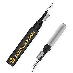 Bluetooth Earbuds Cleaning Pen,in-Ear Headphones Cleaning and Soft Dust Removal Brush Pen for Cleaning The Earwax,Dust in Bluetooth Headset Box,Camera and Mobile Phone (Black)