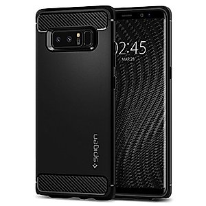 Spigen Rugged Armor Designed for Samsung Galaxy Note 8 Case (2017) - Matte Black