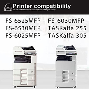 Super high Yield Toner Kit 1T02K30US0 Compatible TK-477 TK477 Replacement for Kyocera FS-6525MFP FS-6530MFP FS-6025MFP FS-6030MFP TASKalfa 305 Toner Cartridge Printers-Sold by HNSMGS (Black, 1-Pack)