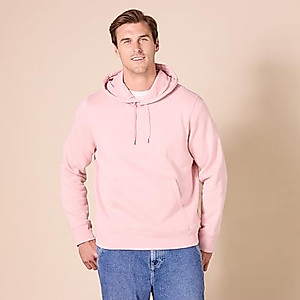 Amazon Essentials Men's Sweatshirt Hoodie, Pink, XX-Large, Big & Tall Options Available
