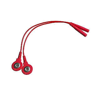 ELYSAID 6Pcs/Pack Replacement Electrode Lead Wires Lead Wire Adaptors DC Head 2.0mm