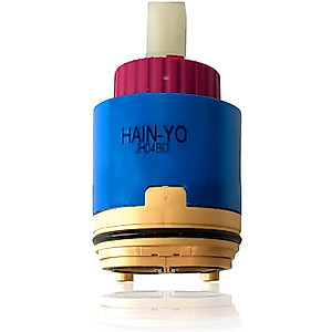 T & T 40mm Ceramic Pressure Balance Cartridge JH04BD, Blue, Red