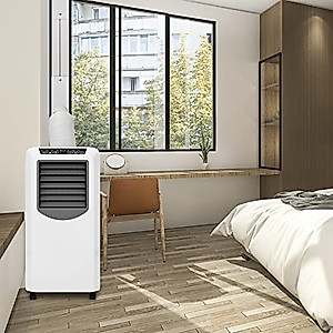BEWAVE Portable Air Conditioner Window Vent Kit, Adjustable Window Seal Kit with 5.9" Hose Adapter for AC Unit Universal for Sliding Horizontal or Vertical Window