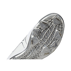 Mizuno Women's Sweep 6 Softball Shoe, White, 11