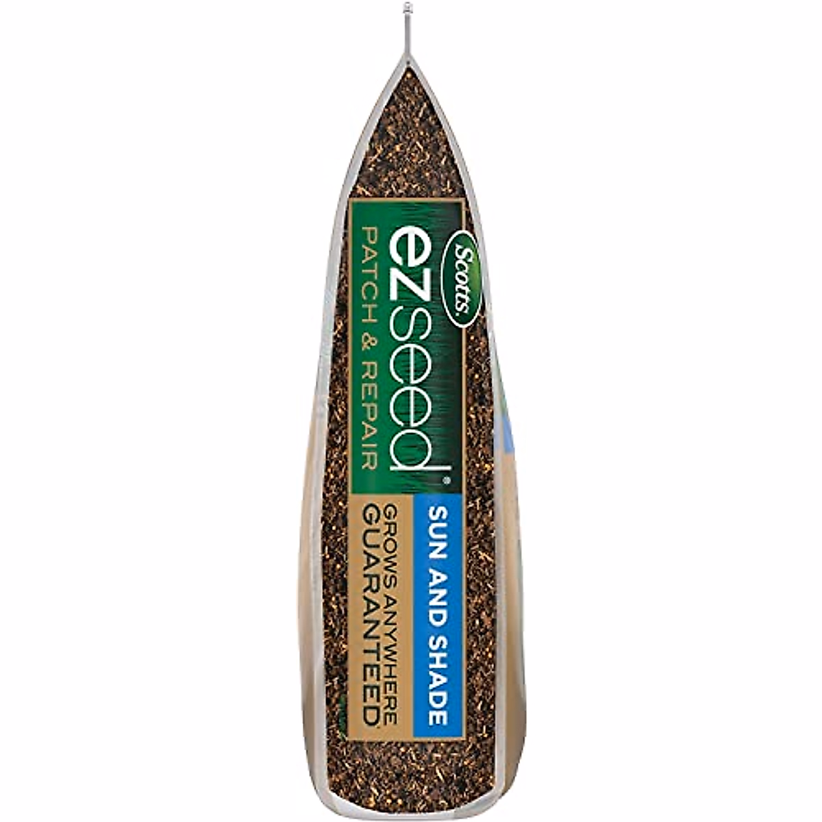 Scotts EZ Seed Patch and Repair Sun and Shade - 25 LB, Combination Mulch, Seed, and Fertilizer, Repairs Bare Spots, Includes Tackifier to Reduce Seed Wash-Away, Seeds up to 556 sq. ft.
