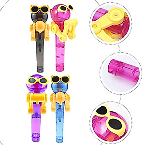 jojofuny Kids Toys Kids Toys Kids Toys Kids Toys 4Pcs Lollipop Holder Toy, Ups Lollipops Holder, Lollipop Robot, Party Favors for Kids Girls Boys Robot Toys Robot Toys Robot Toys Robot Toys