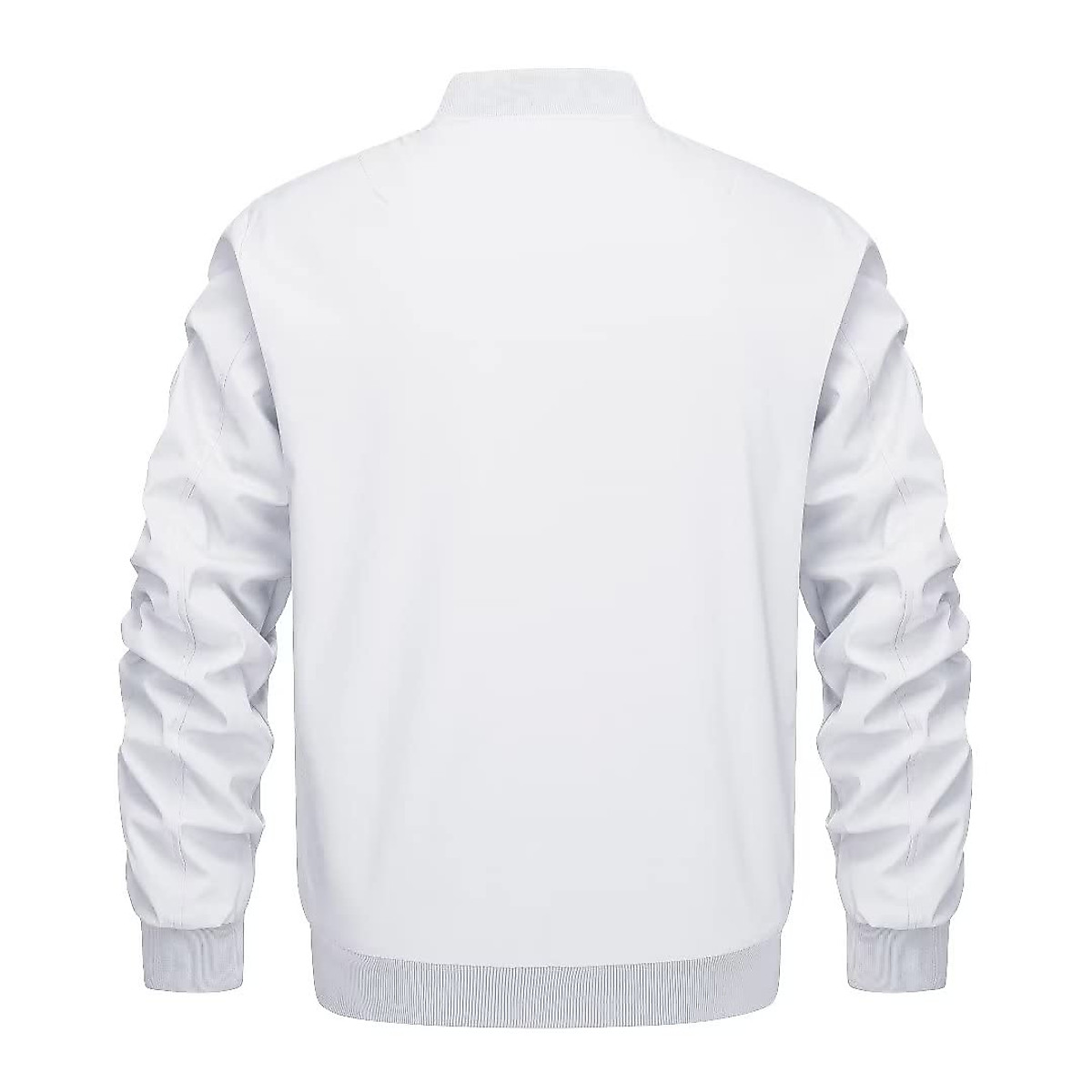 KEFITEVD Mens Bomber Jacket Quilted Jacket Winter Active Coat Lightweight Military Outerwear Varsity Jackets Warm Padded Coats