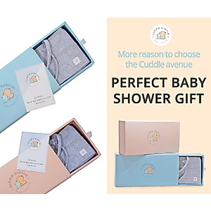 Cuddle Avenue Baby Diaper Caddy Organizer - Luxury Little Boy And Girl, Large Basket, Car Organizer, Gift For Shower Registry, BLUE