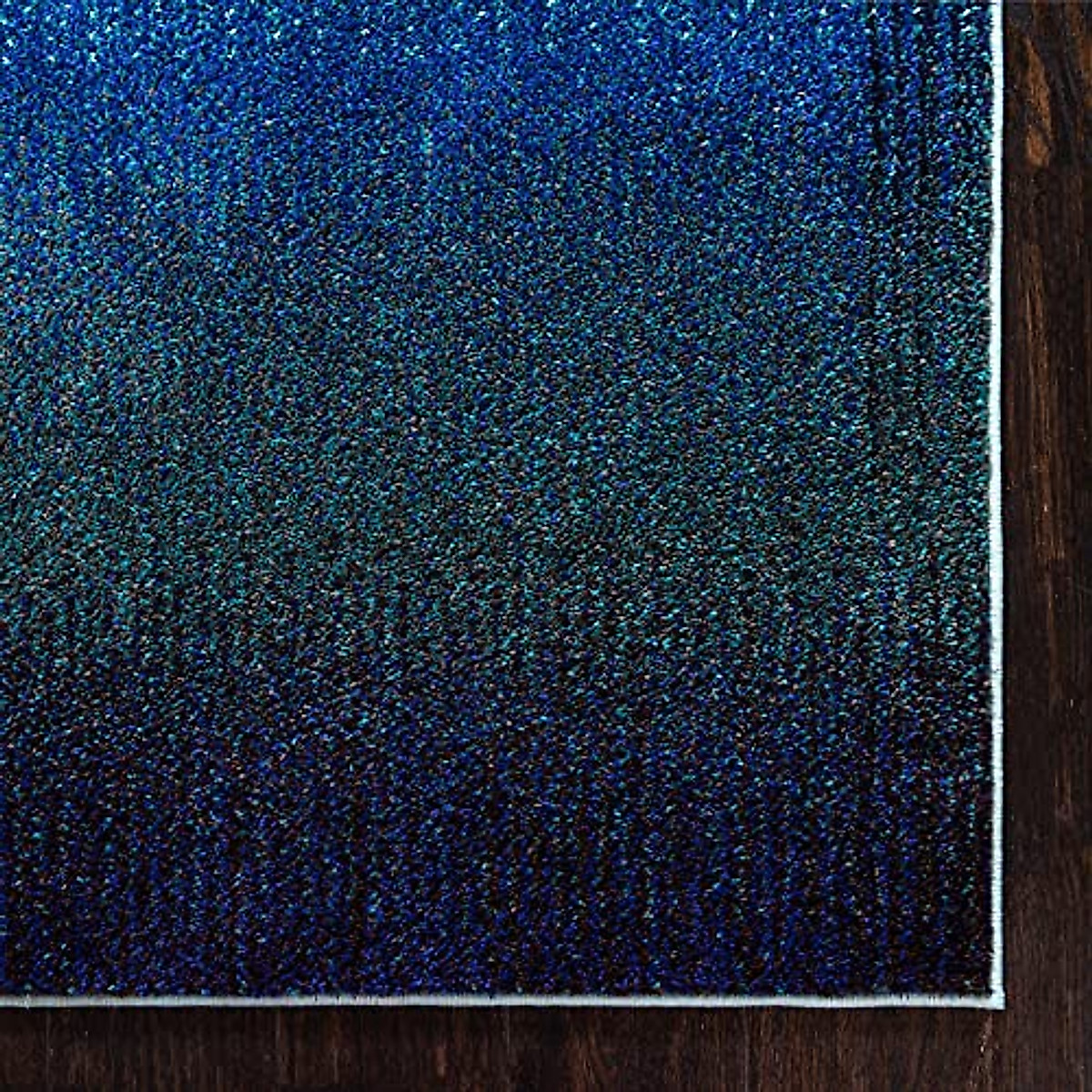 Unique Loom Estrella Collection Distressed, Gradient, Dark Colors, Abstract, Modern Area Rug, 5 ft x 8 ft, Blue/Beige