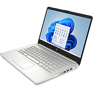 HP Laptop 14-DQ3015CL 14" TS Intel Pentium Silver N6000 4 GB 64 GB Natural Silver (Renewed)