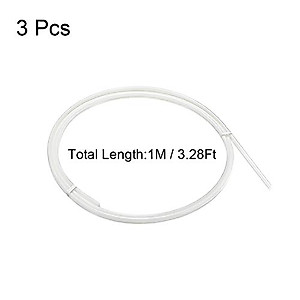 uxcell 3pcs 3/16-inch Plastic Welding Rods PE Welder Rods for Hot Air Gun 3.3ft White