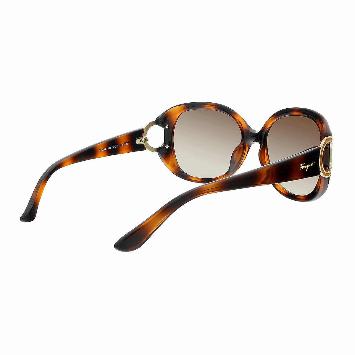 Salvatore Ferragamo Salvatore Ferragamo Women's Sunglasses Sf668s, Brown, 57