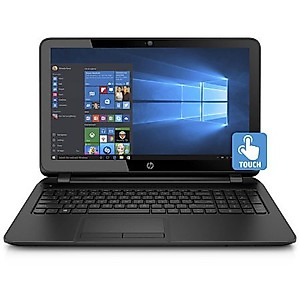HP 15.6in HD High Performance Flagship Touchscreen Laptop Computer, Intel Quad-Core Pentium N3540 Up to 2.66GHz, 4GB RAM, 500GB HDD, DVDRW, USB 3.0, Webcam, WiFi, Windows 10(Renewed)