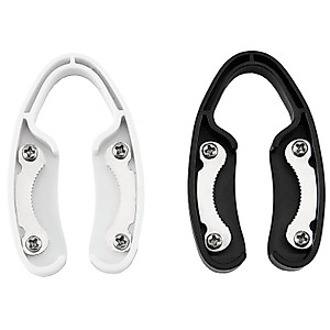 2 Pack Premium Dual Blade Wine Foil Cutter - Wine Bottle Opener Accessory - Gift for Wine Lovers by HQY (Black &White)