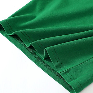 Magic Park 6M-7Y Baby Short Long Sleeve Tee Shirt Toddler T-Shirt Kids Solid Color Tops Boy Girl Casual Blouse (0046D-Green, 12-18 Months)