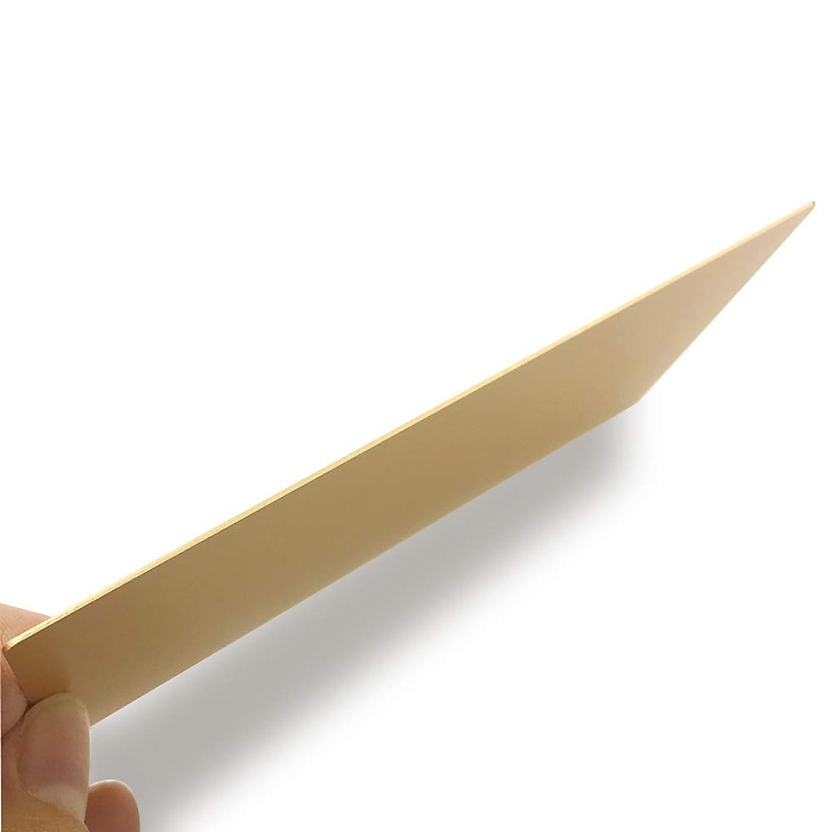 Ebamaz Anodized Aluminium Laser Engraved Mount Metal Plate Etching Sheets 100X50mm Round Corner with Adhesive­ (1 Color 1PCS, Blank, 4PCS)