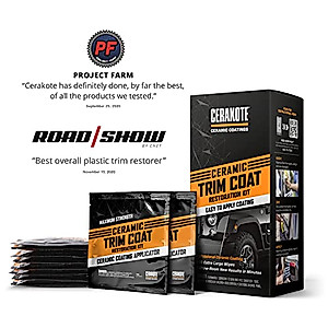 CERAKOTE® Ceramic Trim Coat Kit - Quick Plastic Trim Restorer - Guaranteed Restoration to Last Over 200 Washes – A Ceramic Coating, Not a Dressing