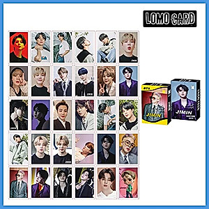 8 Pack/240 Pcs BTS Merchandise Lomo Card KPOP Photocards Butter Greeting Card with Postcards Box