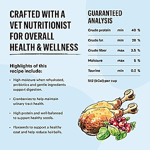 The Honest Kitchen Dehydrated Grain Free Turkey Cat Food, 2 lb Box