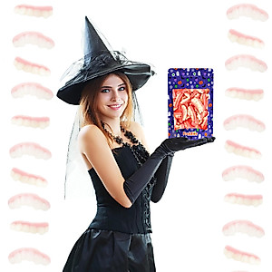 Fruidles Gummi Teeth Candy, Delicious Fruit Flavors Gummies (Half-Pound)