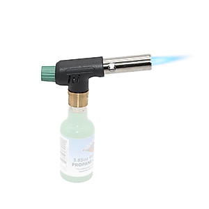 Flame King FK-PV777CGA Mini Propane Blow Torch Head 10,000 BTU for Kitchen, Soldering, Searing, Charcoal/Fire Pit Lighting