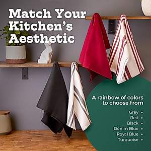 Big Red House Kitchen Towels - 6-Pack, 100% Cotton Kitchen Towels and Dishcloths Sets - Dish Towels for Drying Dishes and Cups - Home and Kitchen Accessories - Turquoise