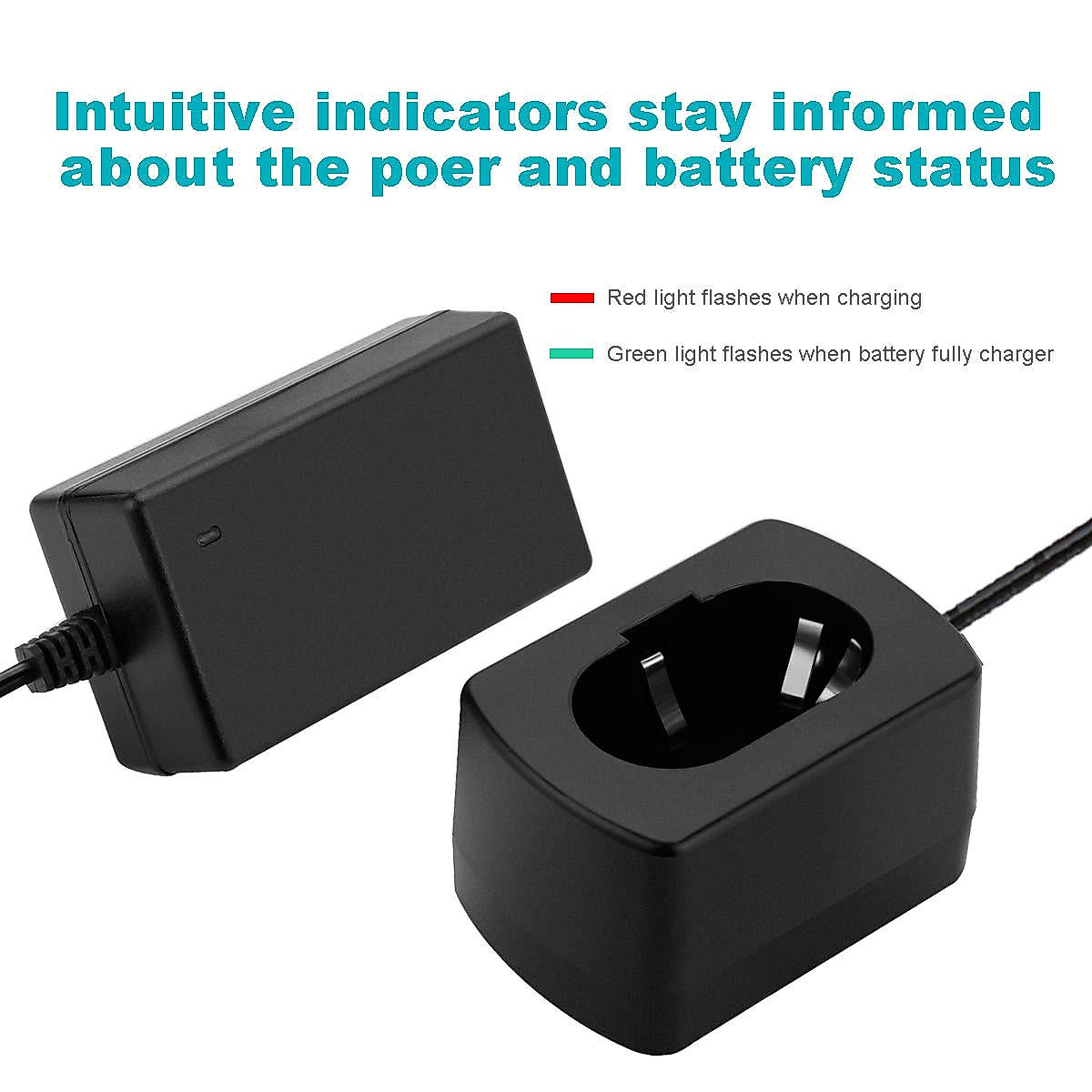 CREABEST 2Pack 3.5Ah Compatible with Makita 9.6V Battery A09 9100 9120 9122 9133 9134 9135 9135A, Include 1.2V-18V Ni-MH/Ni-CD Battery Charger