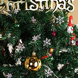 1600 Pieces 3 Size Snowflake Confetti Snowflake Glitter Confetti Decorations for Winter Party Wonderland Party Supplies DIY Craft Projects