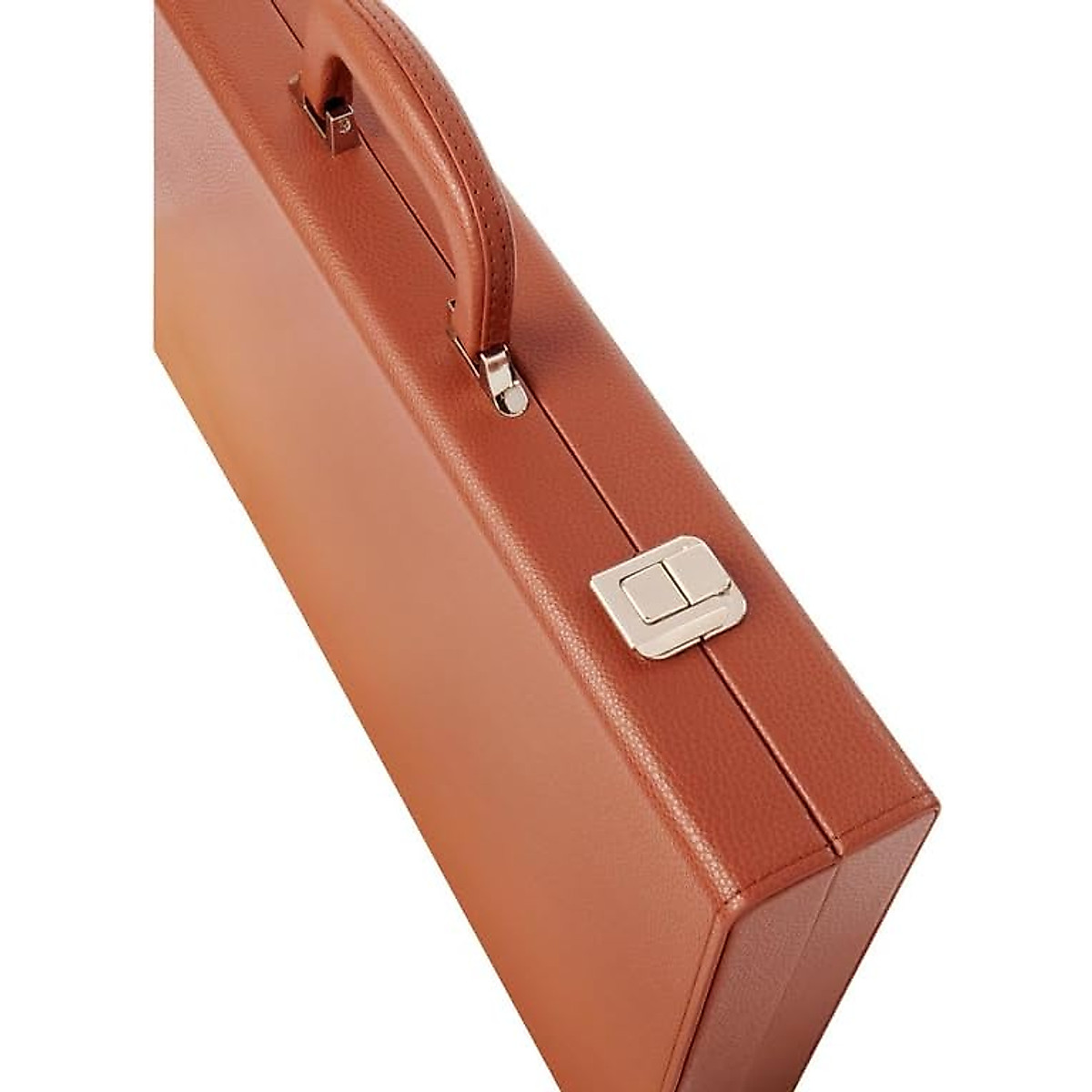 Silverman & Co. 19-inch Premium Backgammon Set - Desert Brown Board