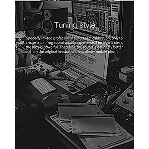 Kinboofi KBEAR Stellar Earphones Wired Earphone, HiFi Stereo Headphones with 1 Dynamic Driver, HiFi Entry Level Headsets (with Mic, Black, 5 Pairs)…