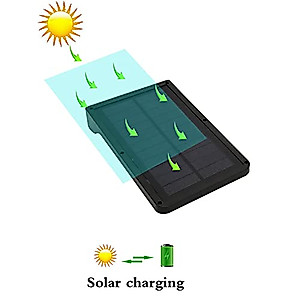 Solar Garden Lights 36 Solar Wall Lamp Outdoor LED Solar Light Waterproof PIR Motion Sensor Garden Lamp Multi-Modes,1,Black Body