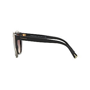 Tiffany & Co. TF4148 - 80013B Sunglasses BLACK W/ BROWN GRADIENT LENS 54mm
