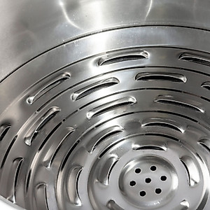 Flame Engine 19 Inch Circular Smokeless Fire Pit with Carry Bag and Ash Removal Tray for Easy Cleanup for Wood logs or Wood Pellets, Stainless Steel