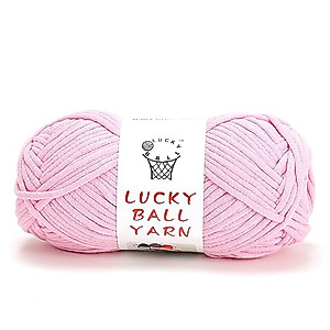 1PCS Yarn for Crocheting,Soft Yarn for Crocheting,Crochet Yarn for Sweater,Hat,Socks,Baby Blankets(Pink NO Hook)