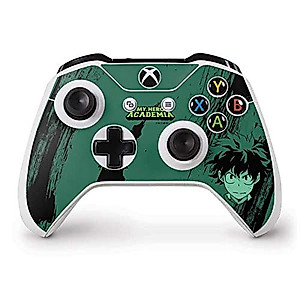 Skinit Decal Gaming Skin compatible with Xbox One S Controller - Officially Licensed Funimation Deku Design