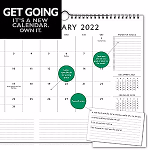 2022 Wall Calendar by AT-A-GLANCE, 15" x 12", Medium, Monthly, Wirebound (PM75828)