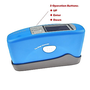 VTSYIQI Micro Aperture Gloss Meter 60 Degree Small Aperture Glossmeter for Paint Ink Test with Measuring Aperture 2 * 3mm Test Range 0 to 600GU Repeatability 0.2% GU