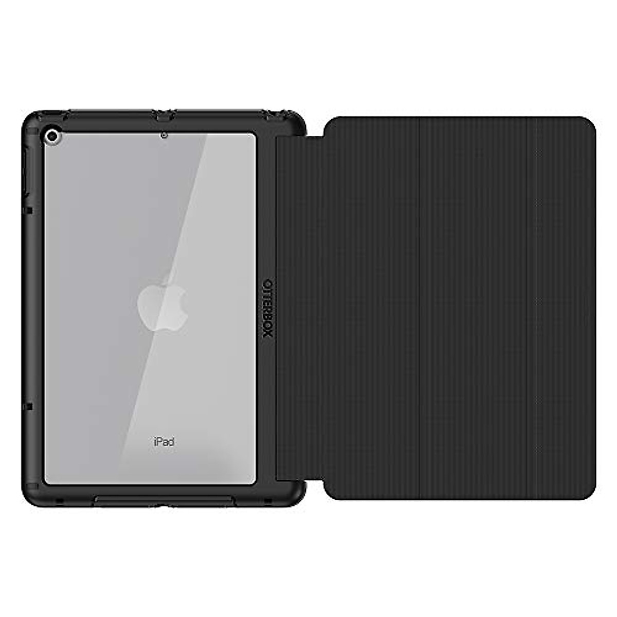OTTERBOX Symmetry Folio Series Case for iPad (5th and 6th Generation) - Retail Packaging - Starry Night - (Clear/Black/Dark Grey Microsuede)