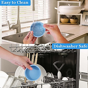 XANGNIER Silicone Air Fryer Egg Mold,3 Pcs Reusable Nonstick Egg Bites Pan-Alternative to Microwave Egg Cooker/Sous Vide Egg Bite Maker,BPA Free,Dishwasher Safe,Air Fryer Accessories,Blue