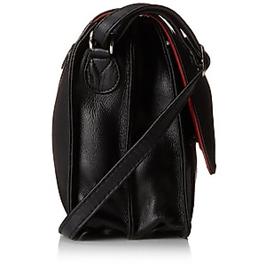 Derek Alexander EW Flap Organizer, Black/Red, One Size