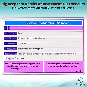 Surgical Instrumentation Flash Cards for Technologists Exam, Medical Students, Operating Room Nurses - Illustrated Instrument Index Cards for General Surgery Ob/GYN Cardio ,Orthopedics, Vascular 2
