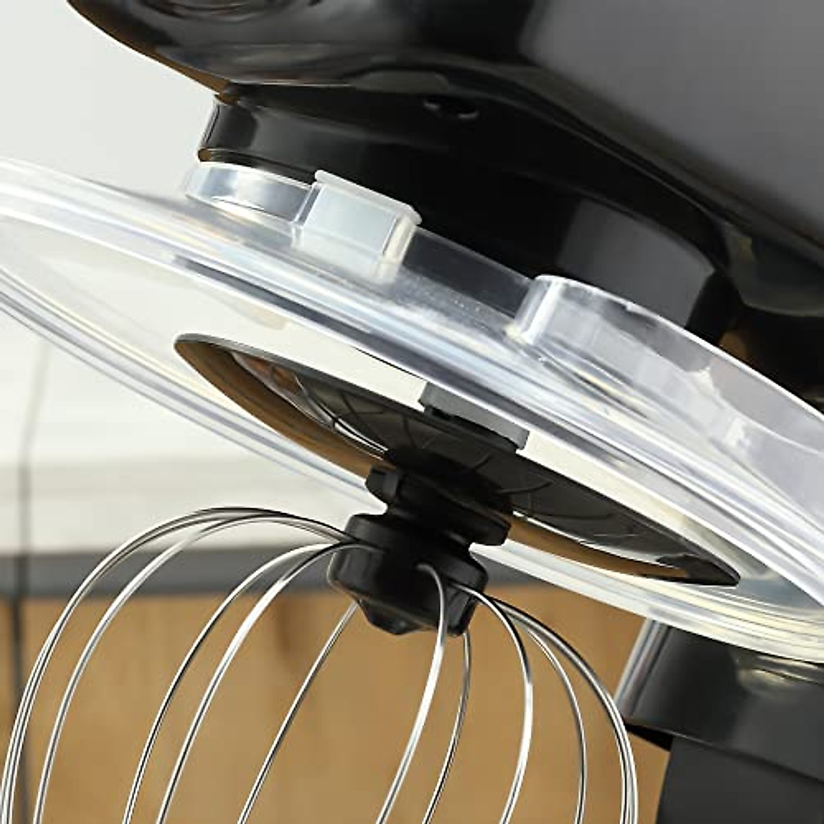 HOMCOM 6 Qt Stand Mixer with 6+1P Speed, 600W and Tilt Head, Kitchen Electric Mixer with Stainless Steel Beater, Dough Hook and Whisk for Baking Bread, Cakes and Cookies, Black