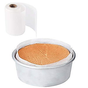 Cake Pan Liner, Nonstick Cake Pan Side Liner/Baking Parchment Paper Liner Roll for Cake Pan, Springform Pan (4in x 164ft)