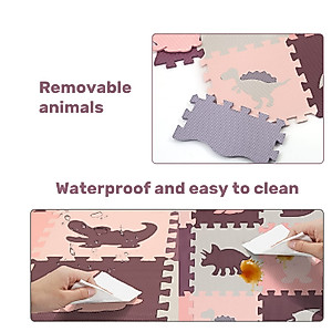 56" X 56" Baby Play Mats Floor Mat Foam Puzzle Playmat for Toddler and Kids