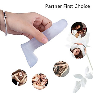 Small Realistic Dildo 4.5 inch Mini Penis, G-Spot Stimulation Dildos Prostate Massager Clear Lifelike Mini Dildo Texture Double-Layer Beginner Waterproof Silicone Butt Plug Dildo Sex Toys for Couples