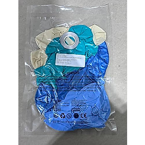 Teal Blue Balloons, 60 PCS Turquoise Blue Balloons with Transparent Balloon Metallic Blue Balloons, Pastel Baby Blue Balloons Pearl Teal Balloons for Ocean Shark Sea Mermaid Theme Party Decorations